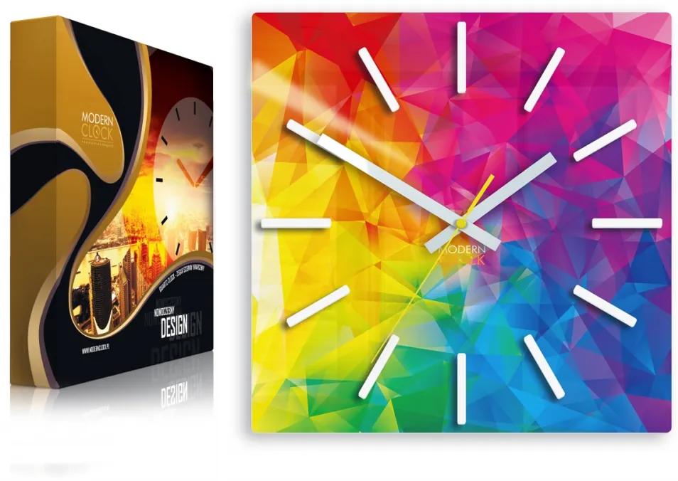Nástěnné hodiny Amazing barevné