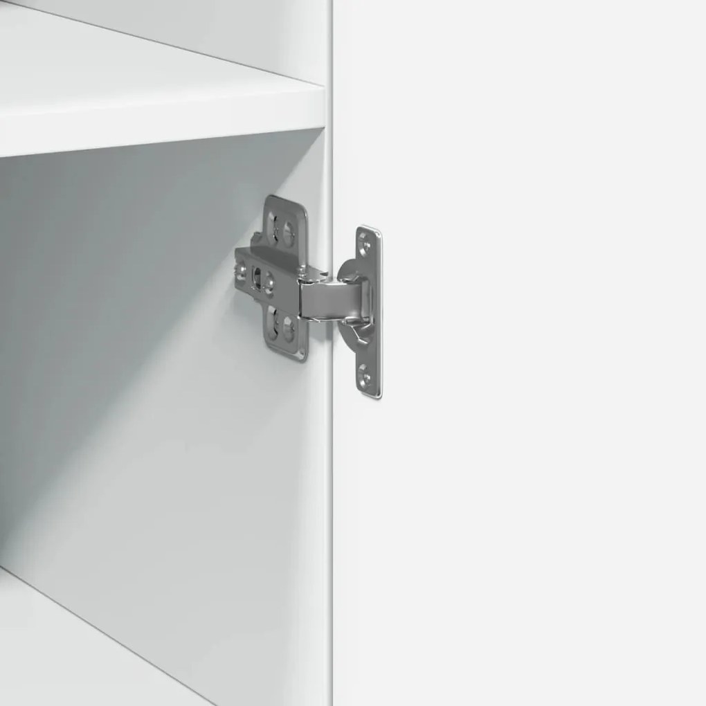 Skříň highboard bílá 30 x 42,5 x 185 cm kompozitní dřevo 3281392