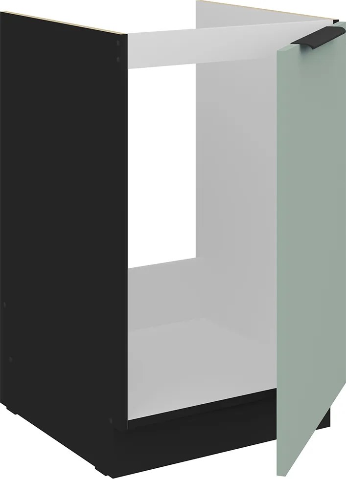 Kuchyňská linka ARIA sc | 390 cm | UNI dvířka | ANTI FINGERPRINT povrch | černá/aquamarine
