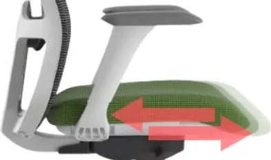 Kancelářská ergonomická židle WISDOM s podhlavníkem — síť, šedý plast, nosnost 150 kg, zelená Mercury star