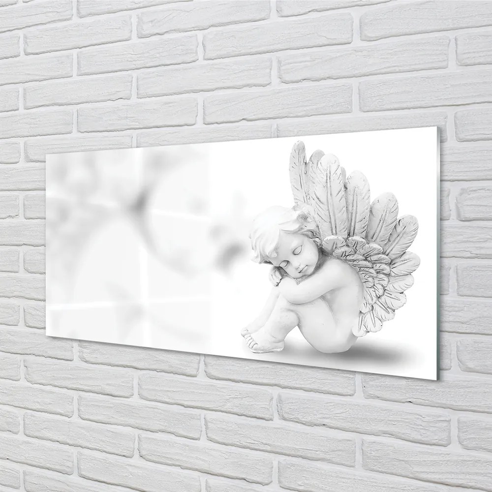 akrylový obraz spící anděl 125x50 cm