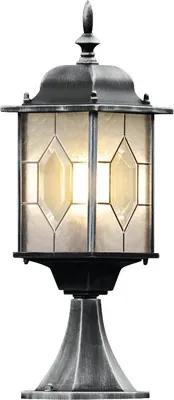 Venkovní sloupkové osvětlení Milano 1x75W/E27, černý hliník