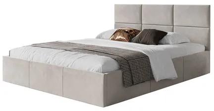 Čalouněná postel PORTO rozměr 120x200 cm Šedá