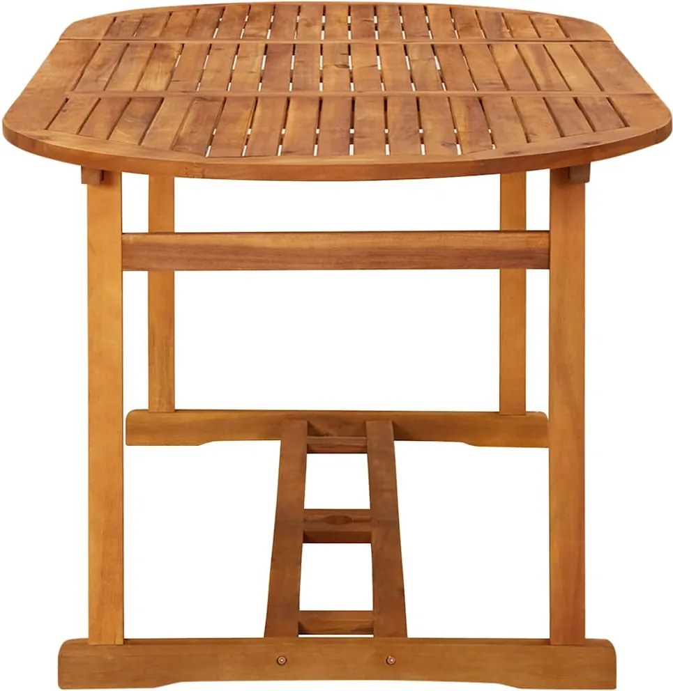 Zahradní jídelní stůl 180 x 90 x 75 cm masivní akáciové dřevo 315948