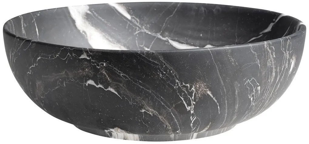 Sapho Sapho, RONDANE keramické umyvadlo na desku průměr 41cm, carnico marmor, AR435CM