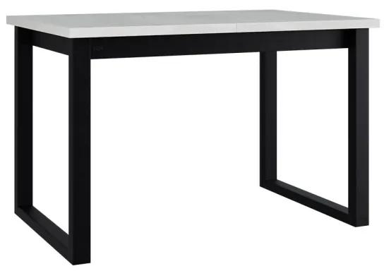 Jídelní stůl Elarno 92 x 160/240 III L, Barva dřeva: dub grandson - L, Barvy nožiček: černý kov