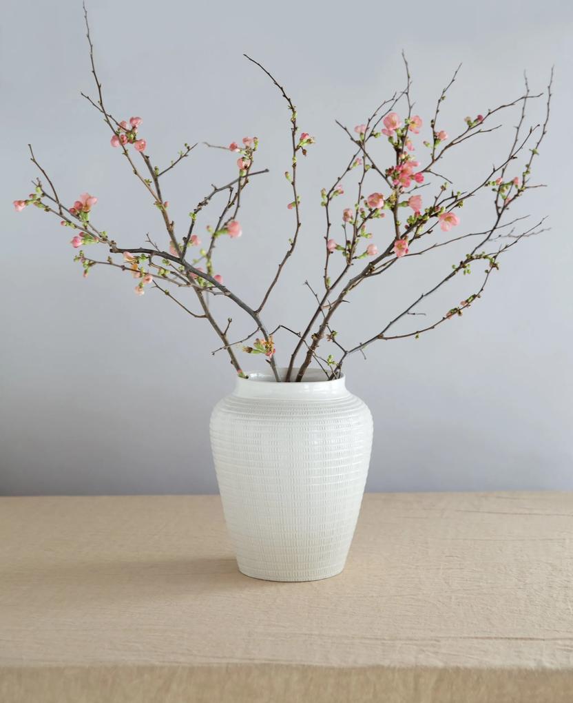 Váza Willow 35 cm bílá
