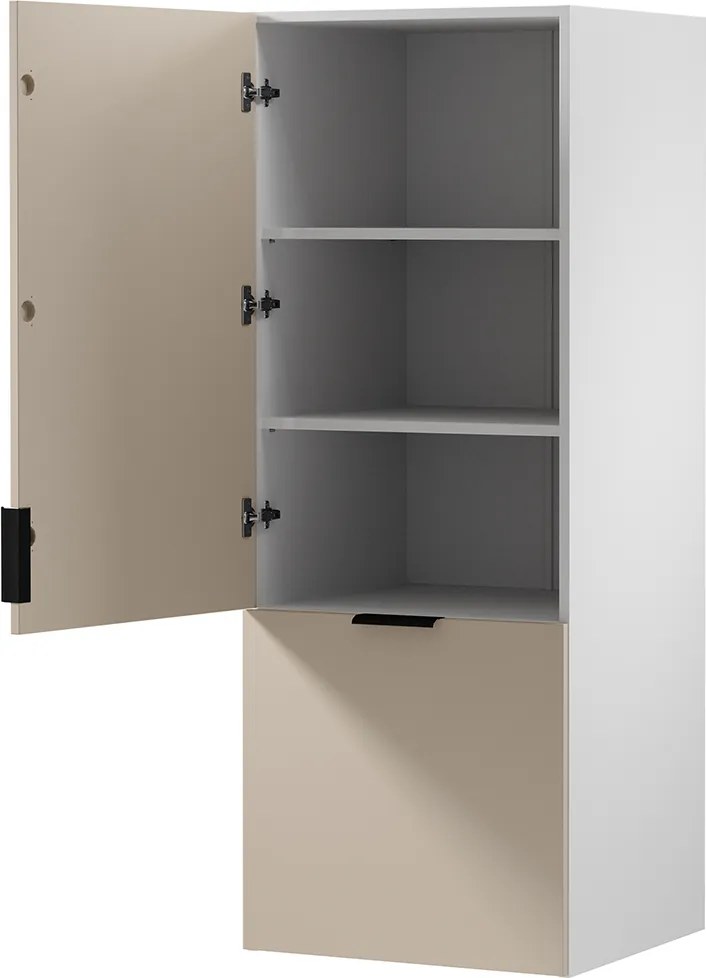 SORENTO pl | horní skříňka N60N multifunkční nástavec | 60 cm | LEVÁ | bílá/béžová