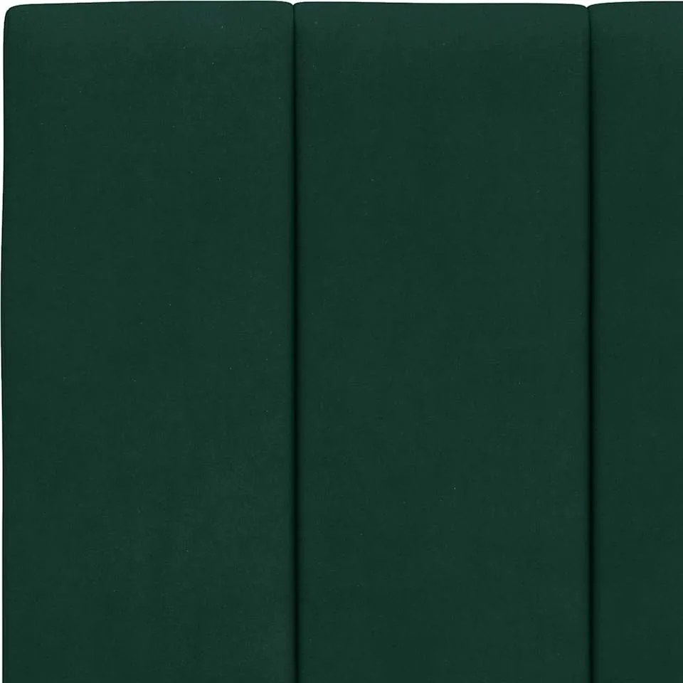 Postel s matrací Hanko tmavě zelená 180 x 200 cm samet 3208613