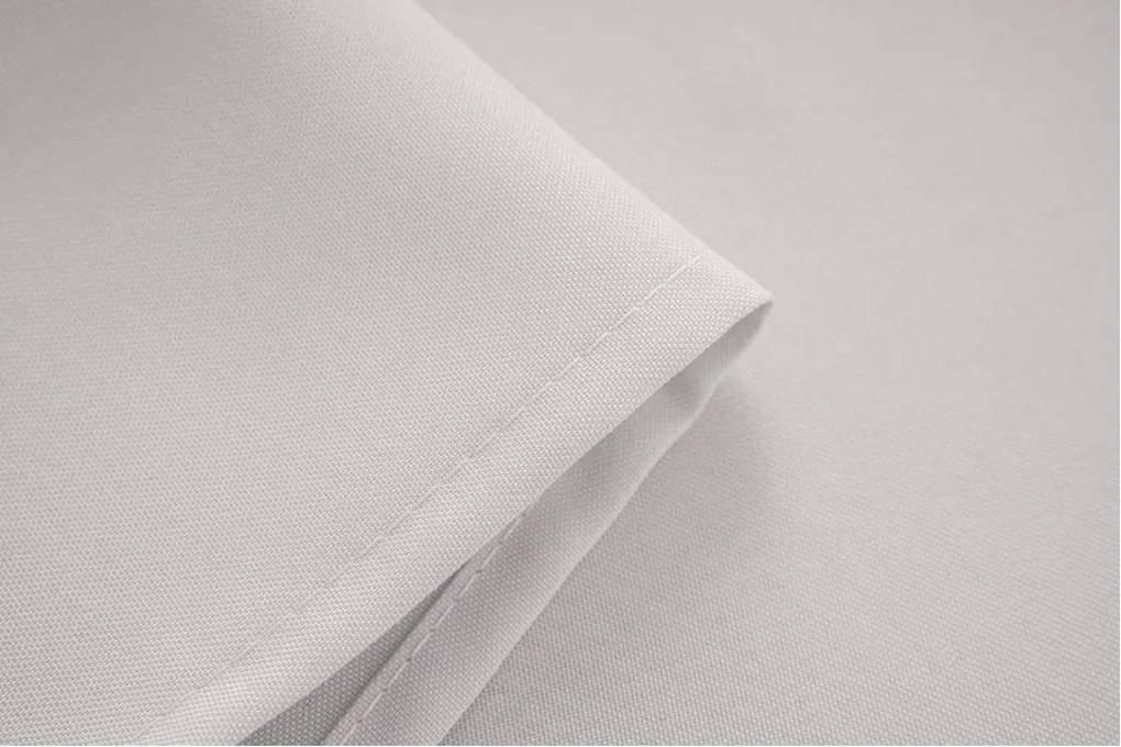 Bílý závěs OXFORD LIGHT 140x270 cm Zavěšení: Řasící páska