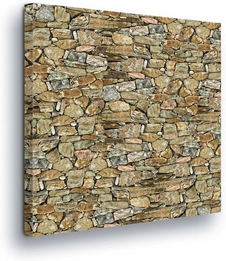 GLIX Obraz na plátně - Stone Walls 80x80 cm