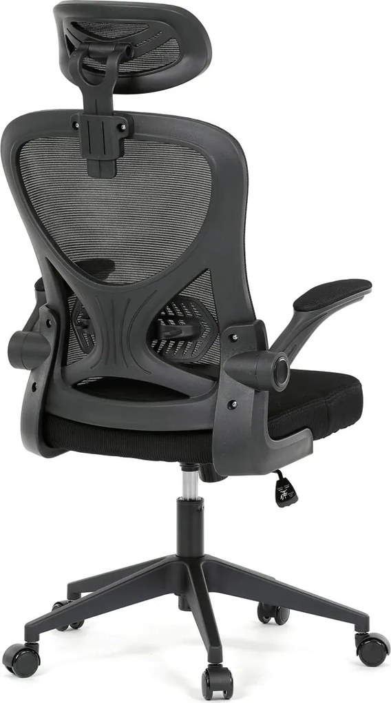 Ergonomická kancelářská židle ALEXANDRE - černá síťovina