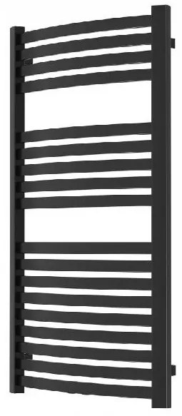 Invena, koupelnový žebříkový radiátor 540x1000 mm 446W, černá matná, UG-03-100-A
