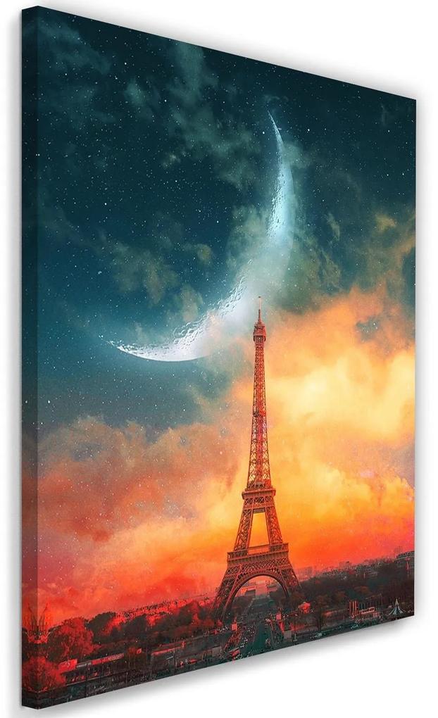 Gario Obraz na plátně Noc v Paříži - Rokibul Hasan Rozměry: 40 x 60 cm