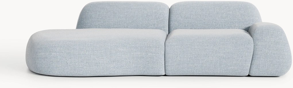Modulární bouclé šezlong Wolke, 3místný