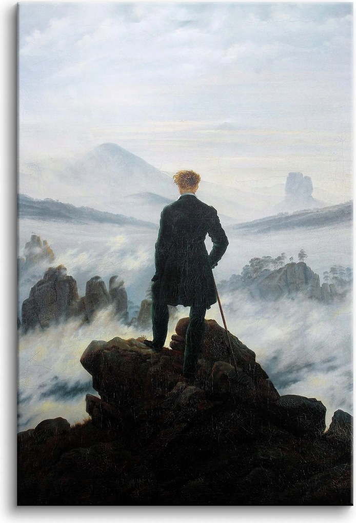 Putovník nad mořem mlhy Reprodukce Caspar David Friedrich Obrazy Krajina