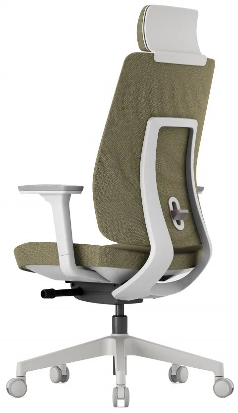 Office Pro Kancelářská ergonomická židle K50 — bílá Černá