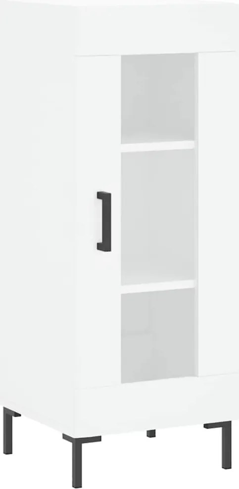 Skříň highboard bílá 34,5 x 34 x 180 cm kompozitní dřevo 3200385