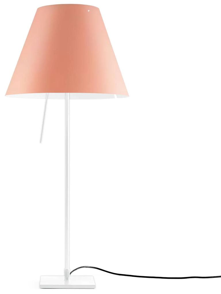 Luceplan Costanza stolní lampa D13if bílá/růžová