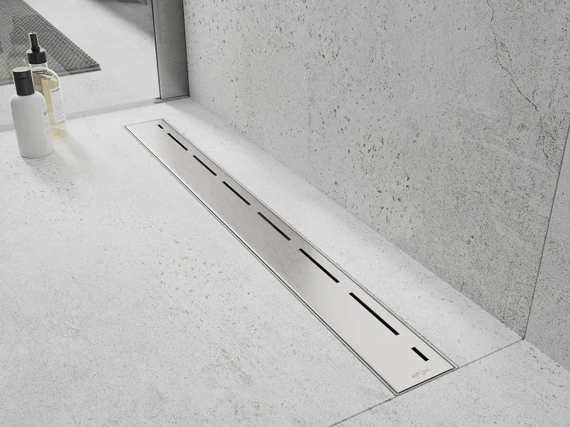 Mexen Flat 360° M03 otočný lineární odtok 80 cm, inox - 1022080-40