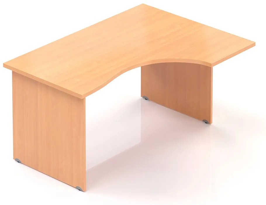 Ergonomický stůl Visio 140 x 100 cm, pravý, buk