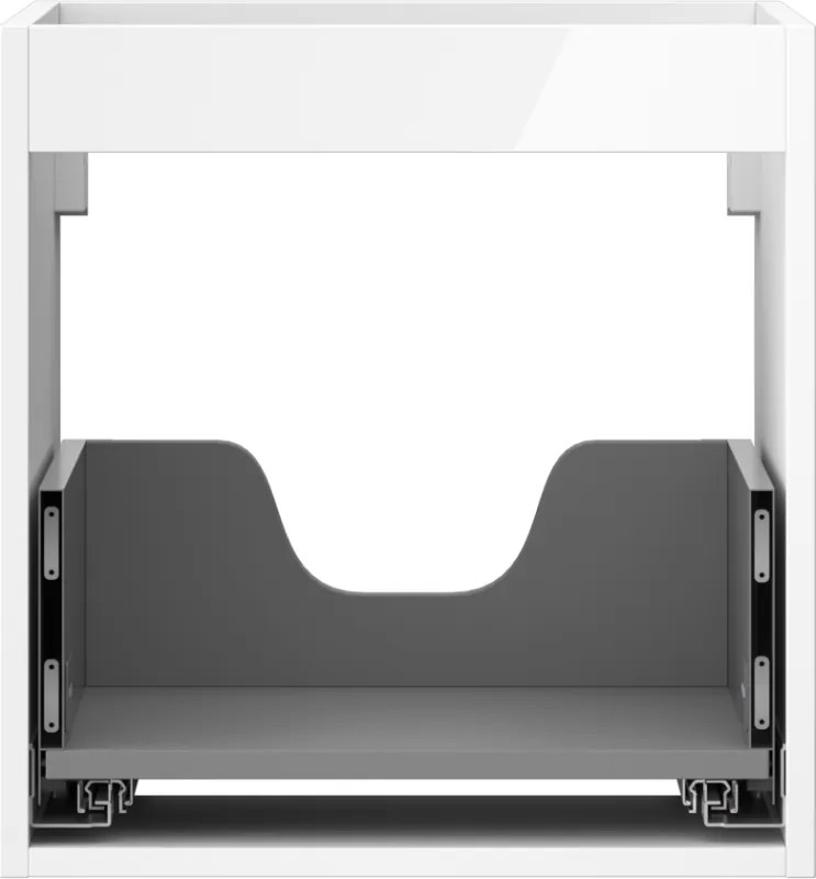 Mexen Box-A, závěsná skříňka 45 cm, 1 zásuvka, bílá lesklá, 91AX0-0450-470-1-00