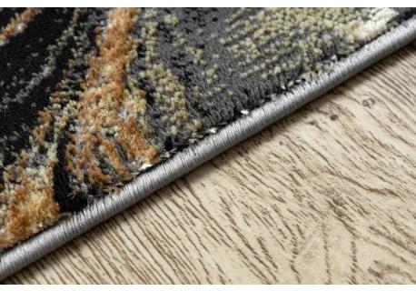 Moderní koberec DE LUXE 622 Abstrakce Strukturální krém / zlato velikost 160x220 cm | krásné koberce cz