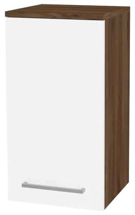 Mereo Bino koupelnová skříňka horní 63 cm, levá, Multidecor, Ořech Pacifik tabákový CN695OPT2