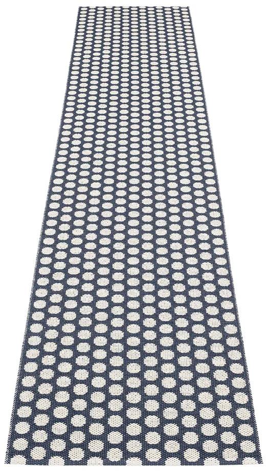 Vinylový koberec Pappelina NOA Dark Blue/Vanilla/Warm Grey Edge Rozměry:: 70 cm x 350 cm