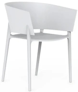 VONDOM - Židle AFRICA s područkami - bílá