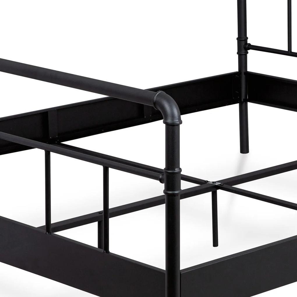 Autronic Kovová postel BED-1924 BK, 180x200 cm, černá