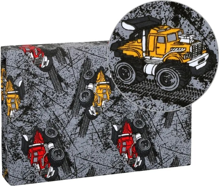 Bellatex Prostěradlo Jersey LUX Šedá,Červená,Žlutá,Černá 60x120 cm