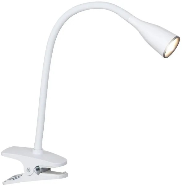Rabalux 4196 - LED Stolní lampa s klipem JEFF LED/4,5W/230V bílá