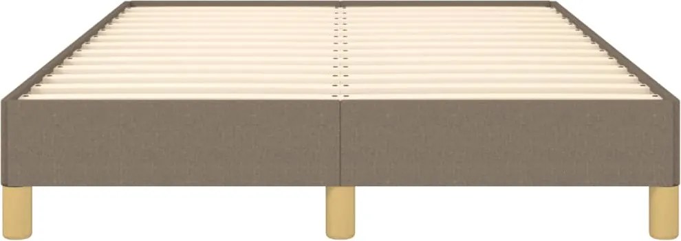 Rám postele bez matrací taupe 120x190 cm textil 3269616