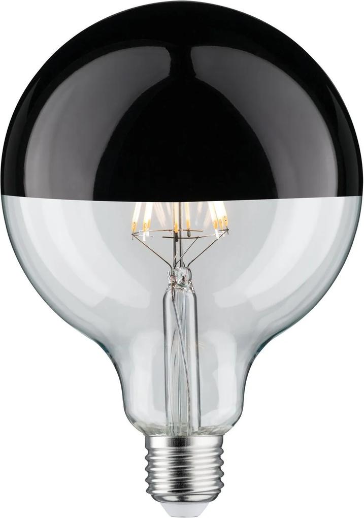 P 28550  LED Globe 125 zrcadlový svrchlík černý chrom 5W E27 teplá bílá stmívatelné 285.50 - PAULMANN