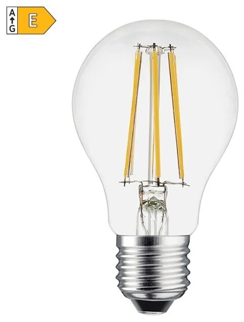 Diolamp LED Filament žárovka čirá A60 8W/230V/E27/2700K/980Lm/360°/Dim
