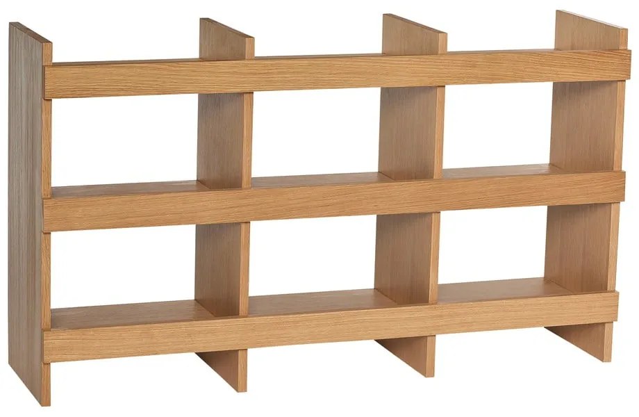 Knihovna v dekoru dubu v přírodní barvě 120x70x32 cm Momentum – Hübsch