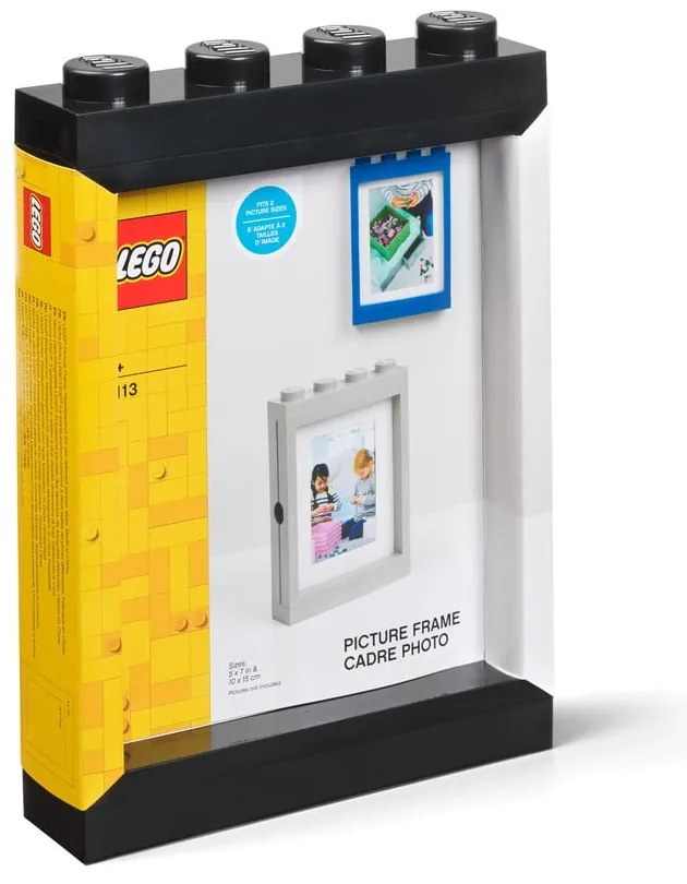 Černý rámeček na fotku LEGO®, 19,3 x 26,8 cm