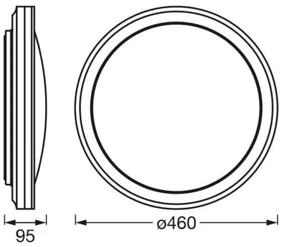 Ledvance -LED RGBW Stmívatelné stropní svítidlo SMART+ CIRCLE LED/28W/230V Wi-Fi