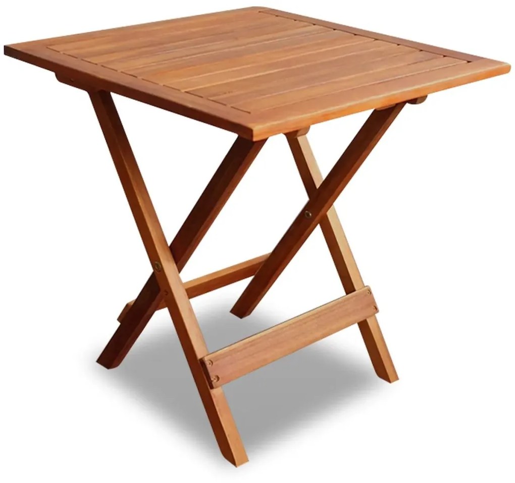 41435 vidaXL Bistro stolek 46 x 46 x 47 cm masivní akáciové dřevo