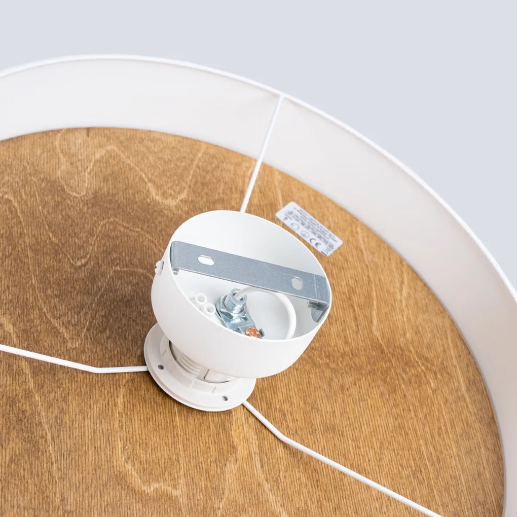 Sollux Lighting Stropní svítidlo TELESTO bílé/světle hnědé