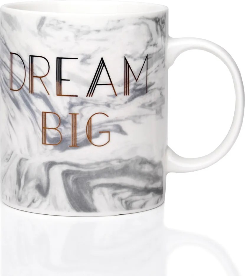 Hrnek z kostního porcelánu Sabichi Marble Dream, 380 ml