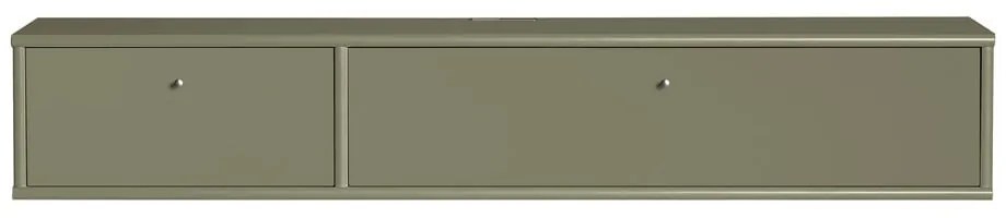 Khaki TV stolek 136x22x32,5 cm Mistral – Hammel Furniture