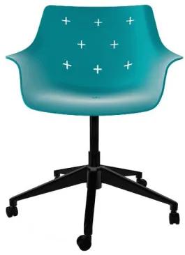 Gaber Plastová židle MORE 05R Barva kostry černá kostra Barva plastu Gaber azurová 34