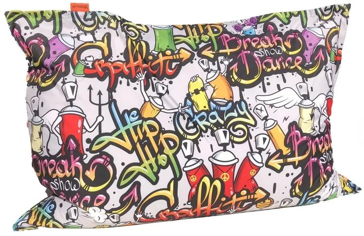 Sedací vak Vipera Pillow Graffiti - grafity