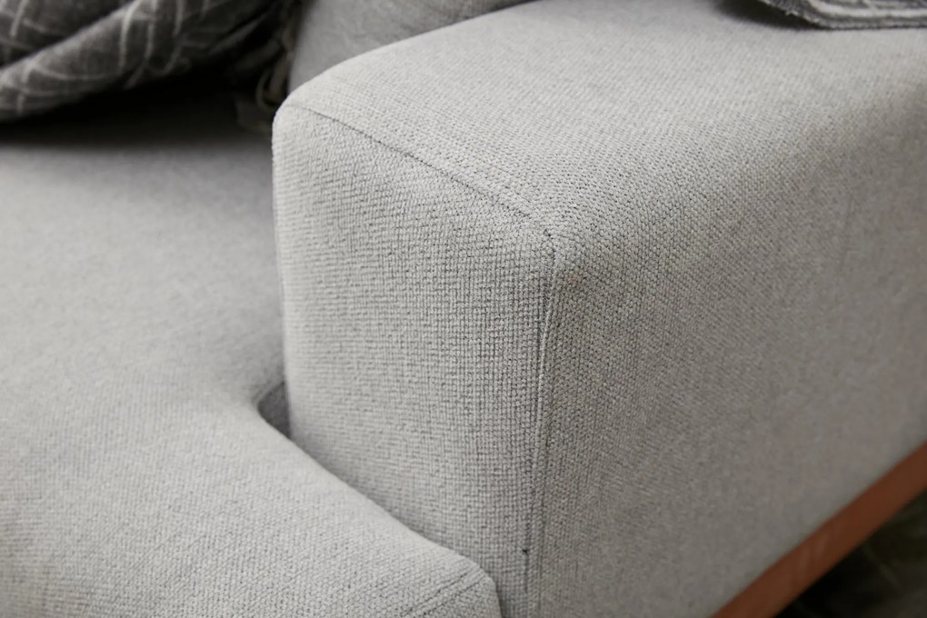 Atelier del Sofa 3-místná pohovka Liva - Grey, Šedá