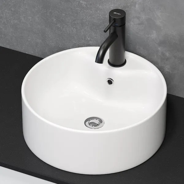 BATH DELUXE 06-038-09-11-00 - Umyvadlo na desku VIKEDAL pr. 38 cm keramika/bílá