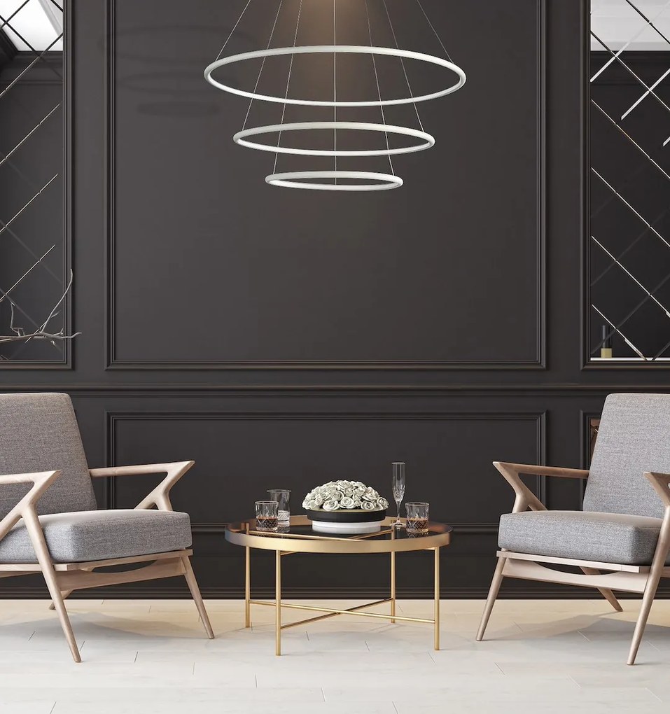 Závěsné LED svítidlo Orion, 3x LED 99w, 3000k, w