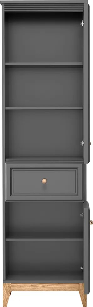 TERRA s | vitrína  TA-6 | 55 cm | šedá