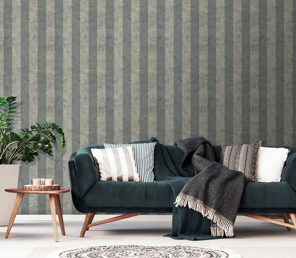 Luxusní vliesová tapeta EE22560, Pruhy, Essentials, Decoprint